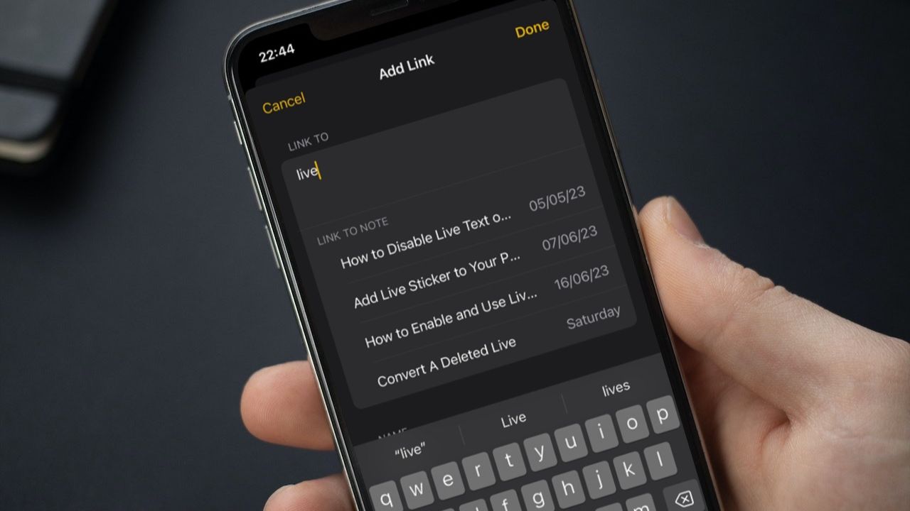 How to Link Notes Inside a Note on iPhone, iPad and Mac - GeekChamp