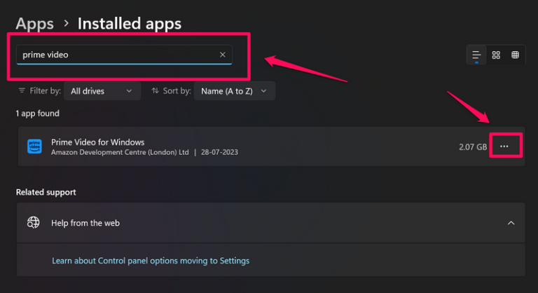How to Install and Use Amazon Prime Video on Windows 11 - GeekChamp