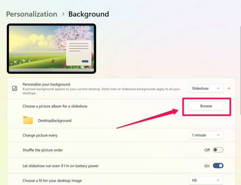 How to Change Wallpaper Automatically in Windows 11 - GeekChamp