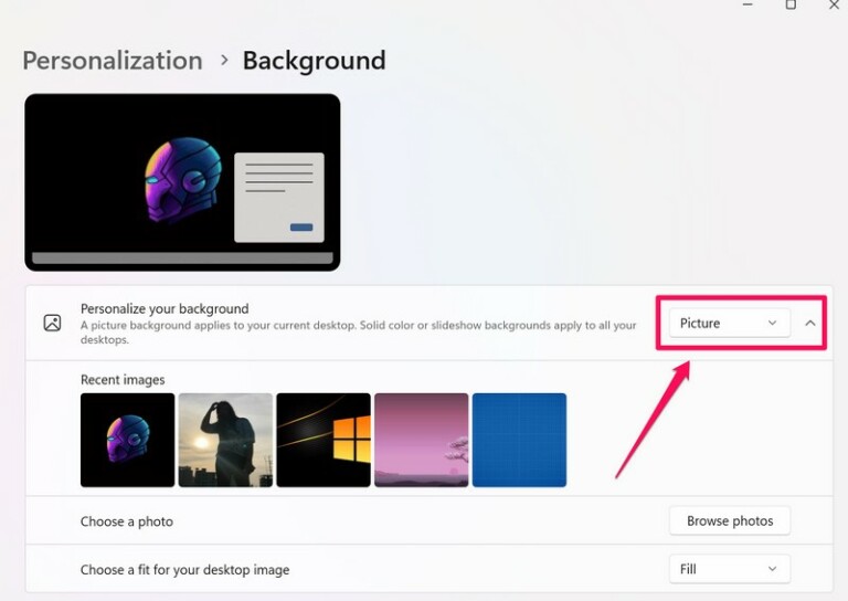 How to Change Wallpaper Automatically in Windows 11 - GeekChamp