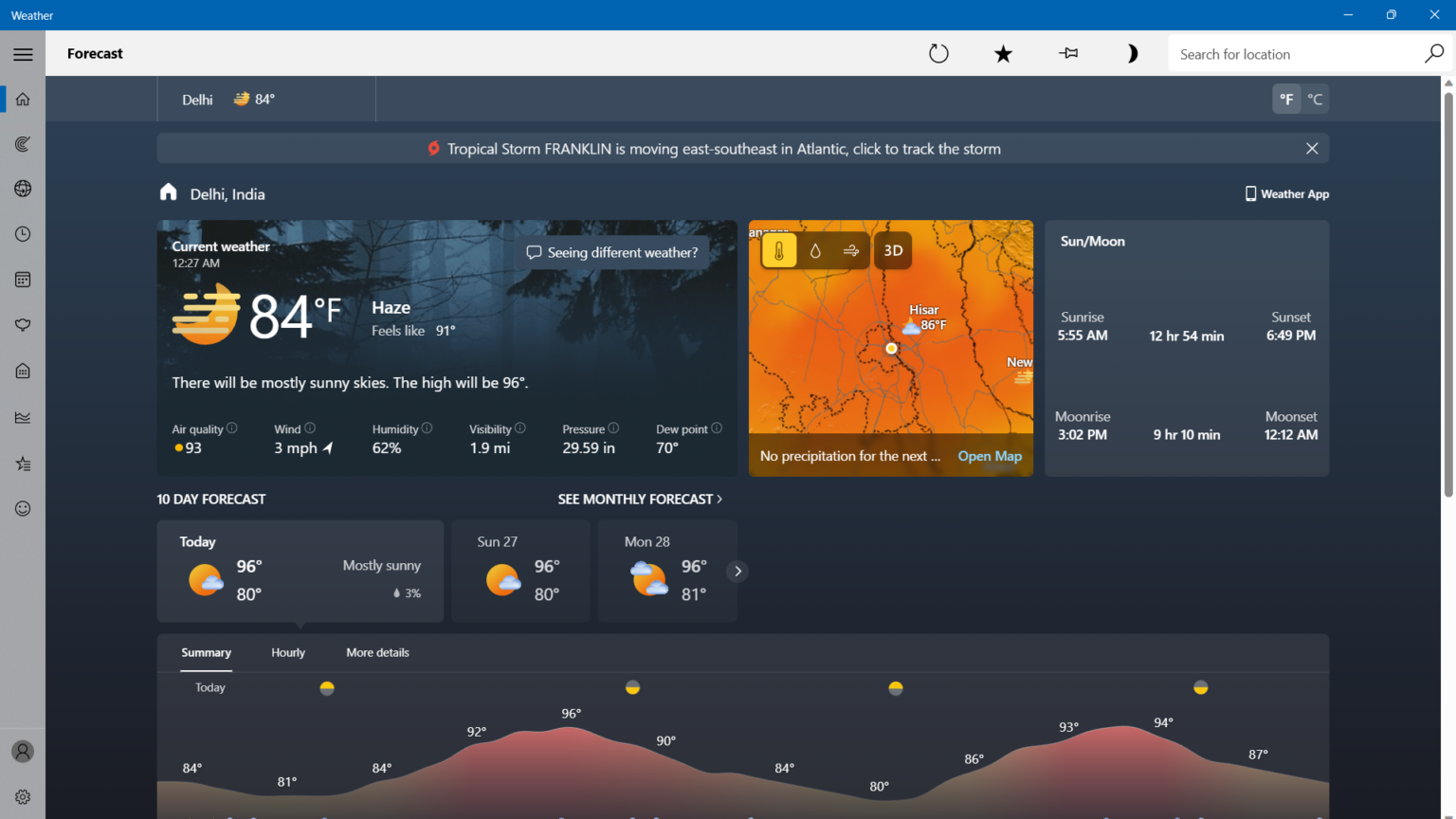 Best Weather App For Windows 11 - GeekChamp