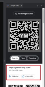 How to Scan QR Codes in Windows 11 - GeekChamp