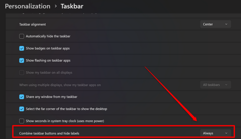 How to Customize the Windows 11 Taskbar - GeekChamp