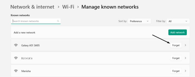How to Fix Can’t Connect To This Network Error in Windows 11 - GeekChamp