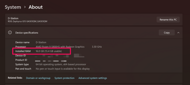 How to Check RAM Information on Windows 11 - GeekChamp