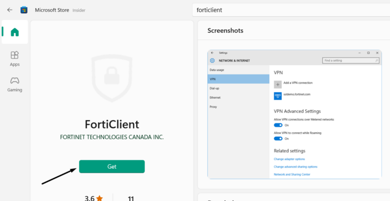 How to Fix FortiClient VPN Not Working in Windows 11 - GeekChamp