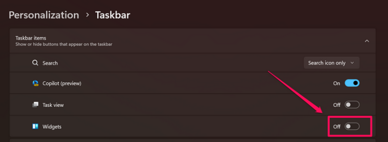 How to Disable Widgets in Windows 11 - GeekChamp