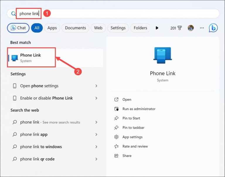 How to Disable or Uninstall Phone Link App in Windows 11 - GeekChamp