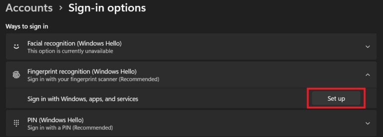 How to Setup Windows Hello in Windows 11 - GeekChamp