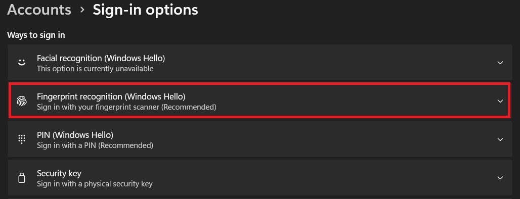 How to Setup Windows Hello in Windows 11 - GeekChamp