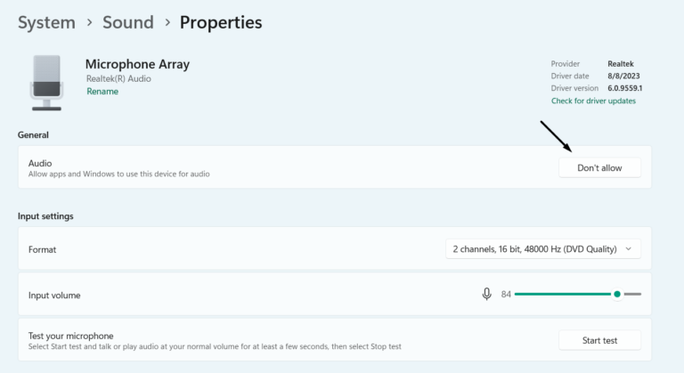How to Fix Microphone Not Working in Windows 11 - GeekChamp