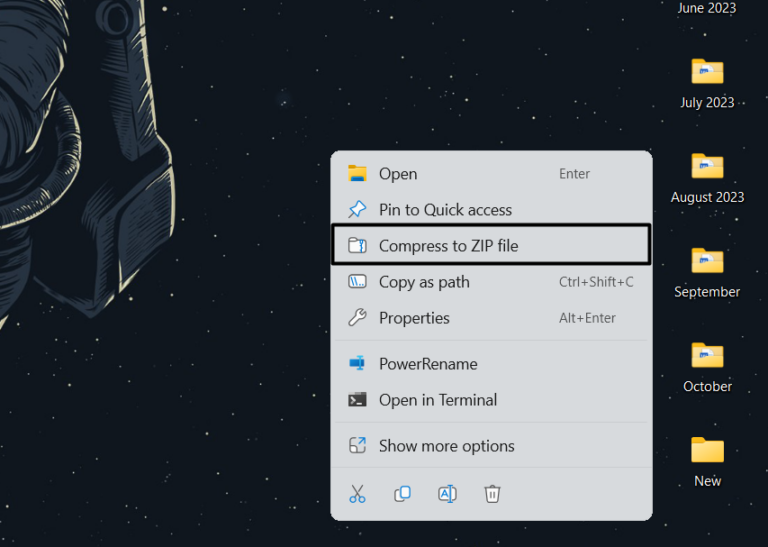 How to Create 7z and TAR Files with File Explorer on Windows 11 - GeekChamp