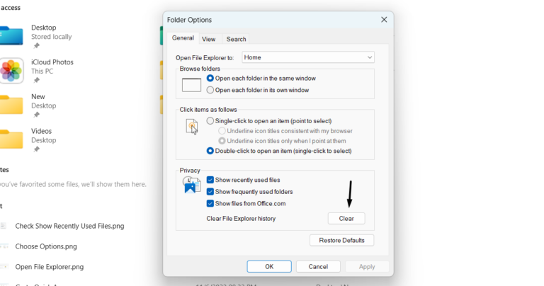 How to Fix Quick Access Not Working in Windows 11 - GeekChamp