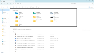 How to Enable and Use Quick Access in Windows 11 - GeekChamp