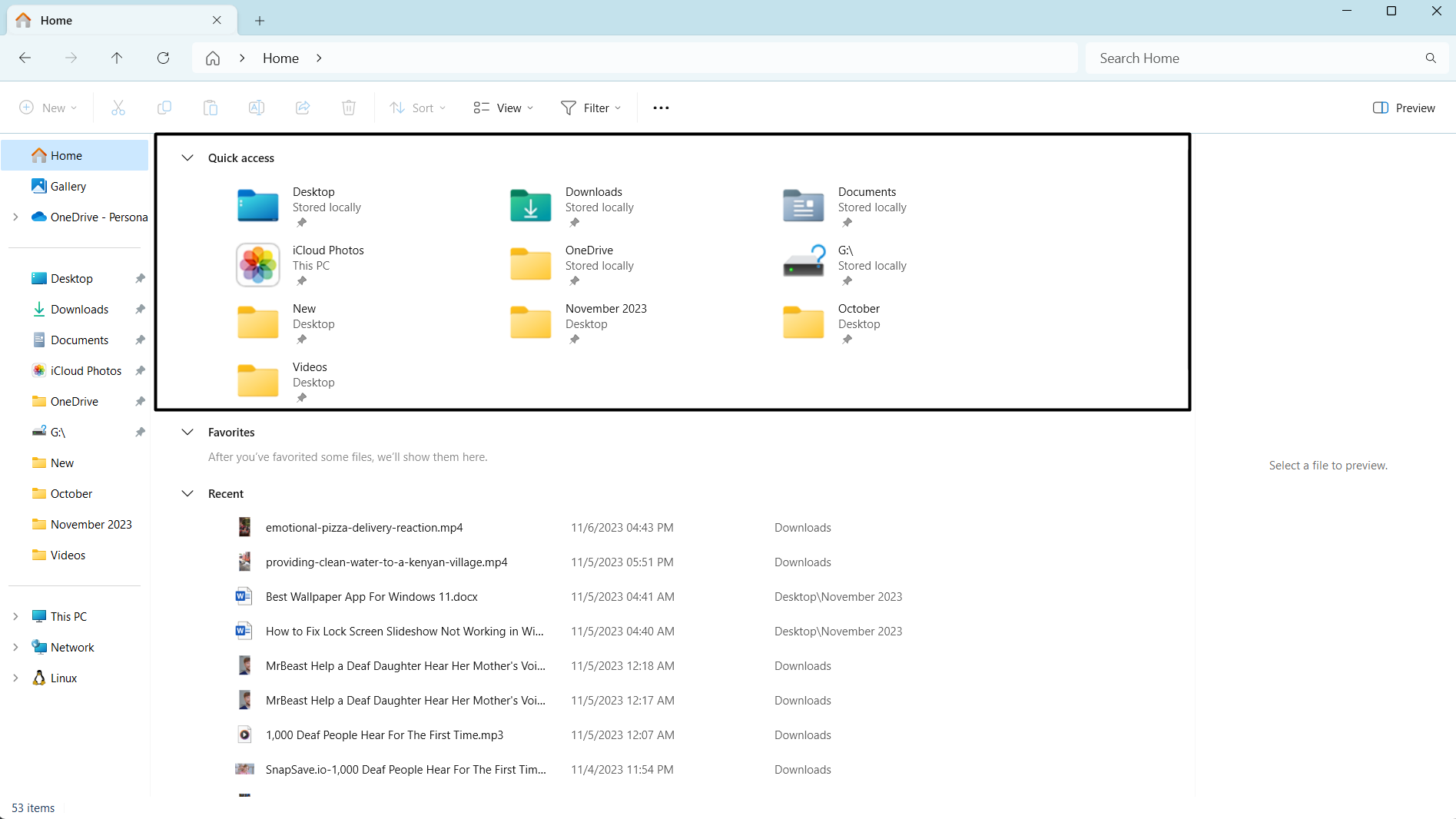 How to Enable and Use Quick Access in Windows 11 - GeekChamp
