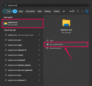 How to Run File Explorer as Administrator in Windows 11 - GeekChamp