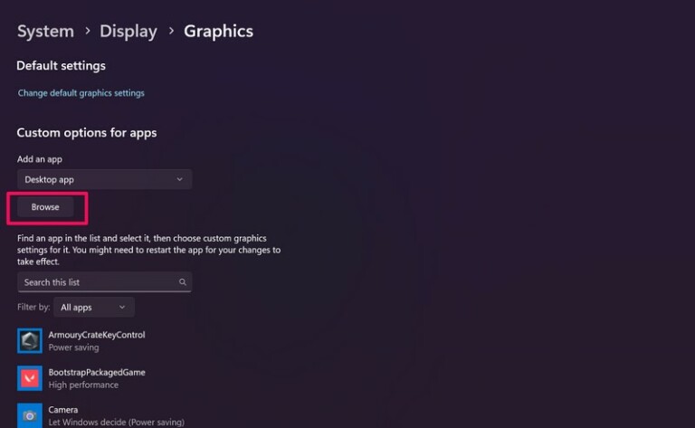 How to Set Default Graphics Card in Windows 11 - GeekChamp