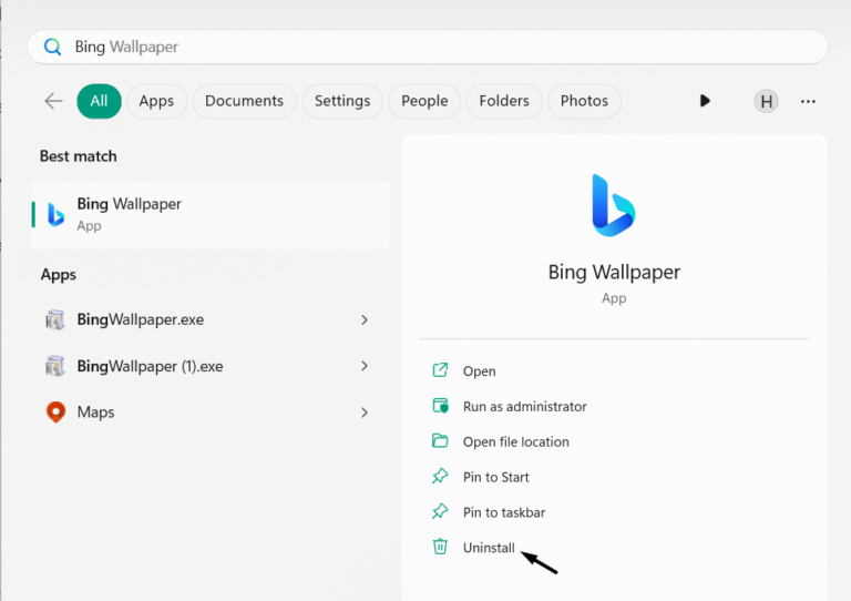 How to Fix Bing Wallpaper App Not Working in Windows 11 - GeekChamp
