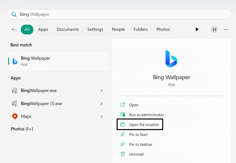 How to Fix Bing Wallpaper App Not Working in Windows 11 - GeekChamp