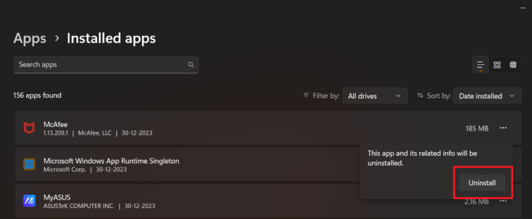 How to Get Rid Of Mcafee Pop-Ups Windows 11 - GeekChamp