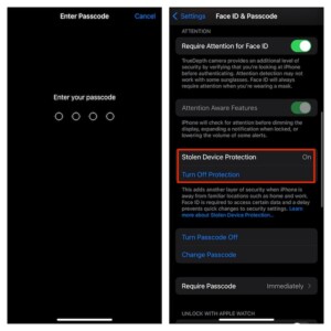 How to Enable and Use Stolen Device Protection on iPhone - GeekChamp