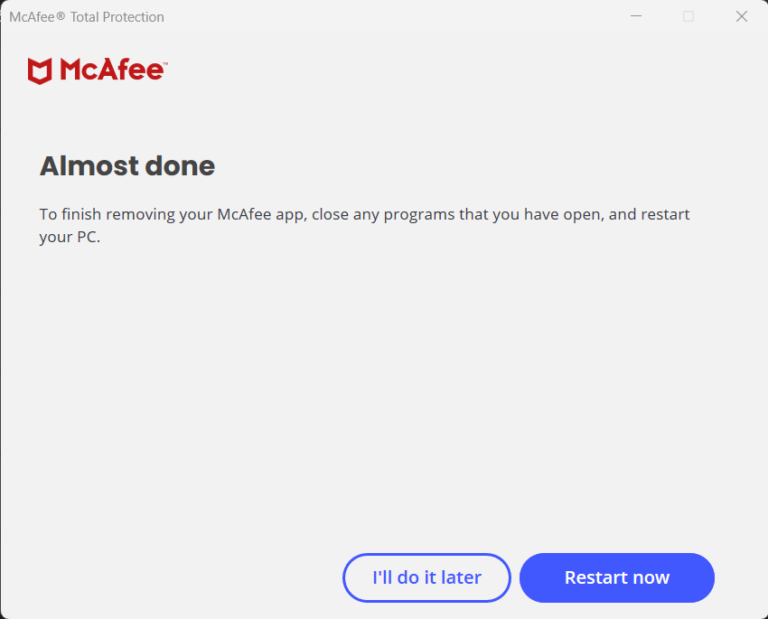 How to Get Rid Of Mcafee Pop-Ups Windows 11 - GeekChamp