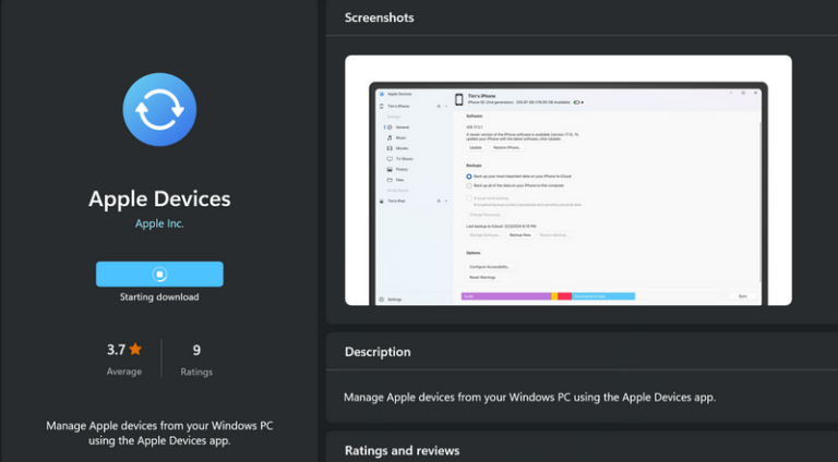 How to Install and Use the Apple Devices App on Windows 11 - GeekChamp