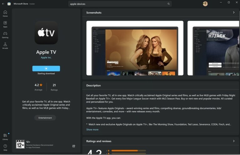 How to Install and Use the Official Apple TV App on Windows 11 - GeekChamp