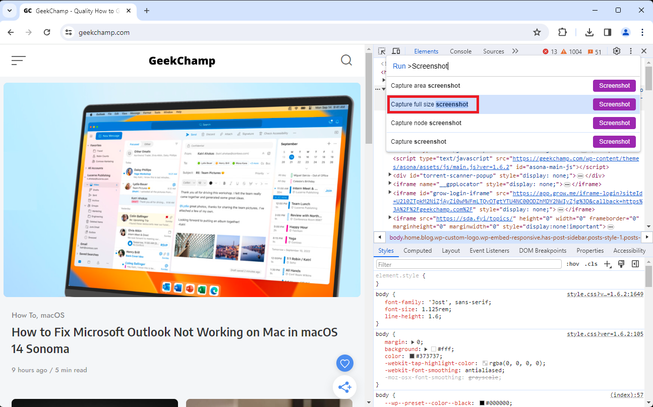 How to Take Scrolling Screenshots in Windows 11 - GeekChamp