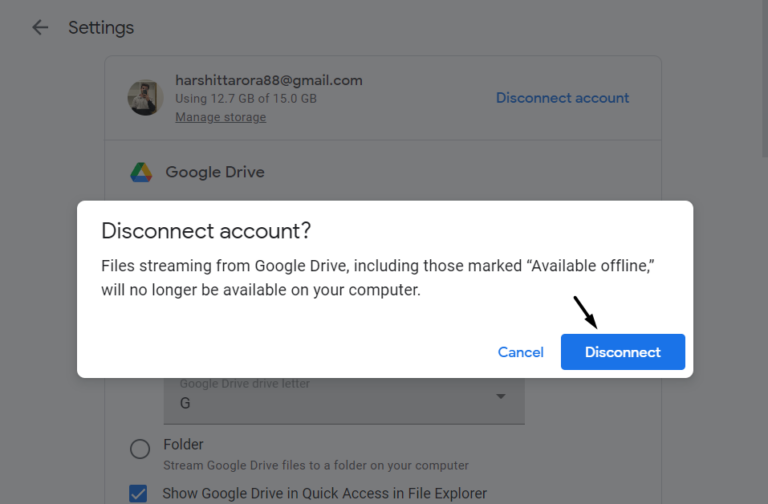 How to Fix Google Drive Not Syncing on Windows 11 - GeekChamp