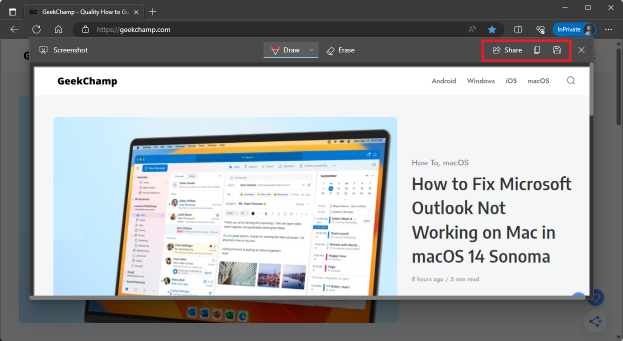 How to Take Scrolling Screenshots in Windows 11 - GeekChamp