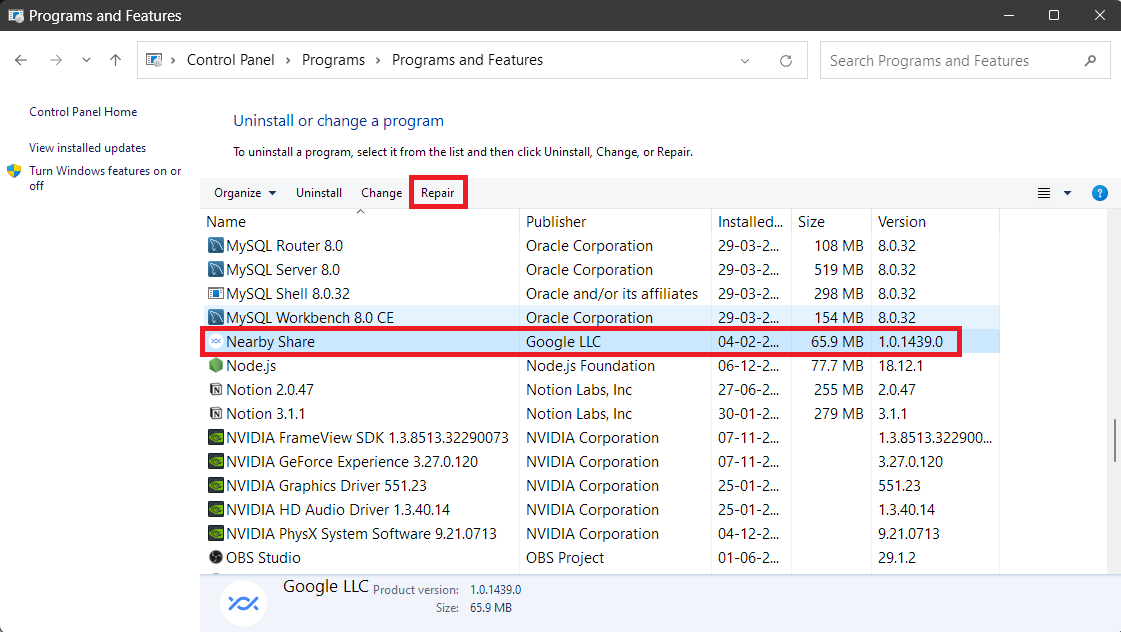 How to Fix Quick Share from Google Not Working in Windows 11 - GeekChamp