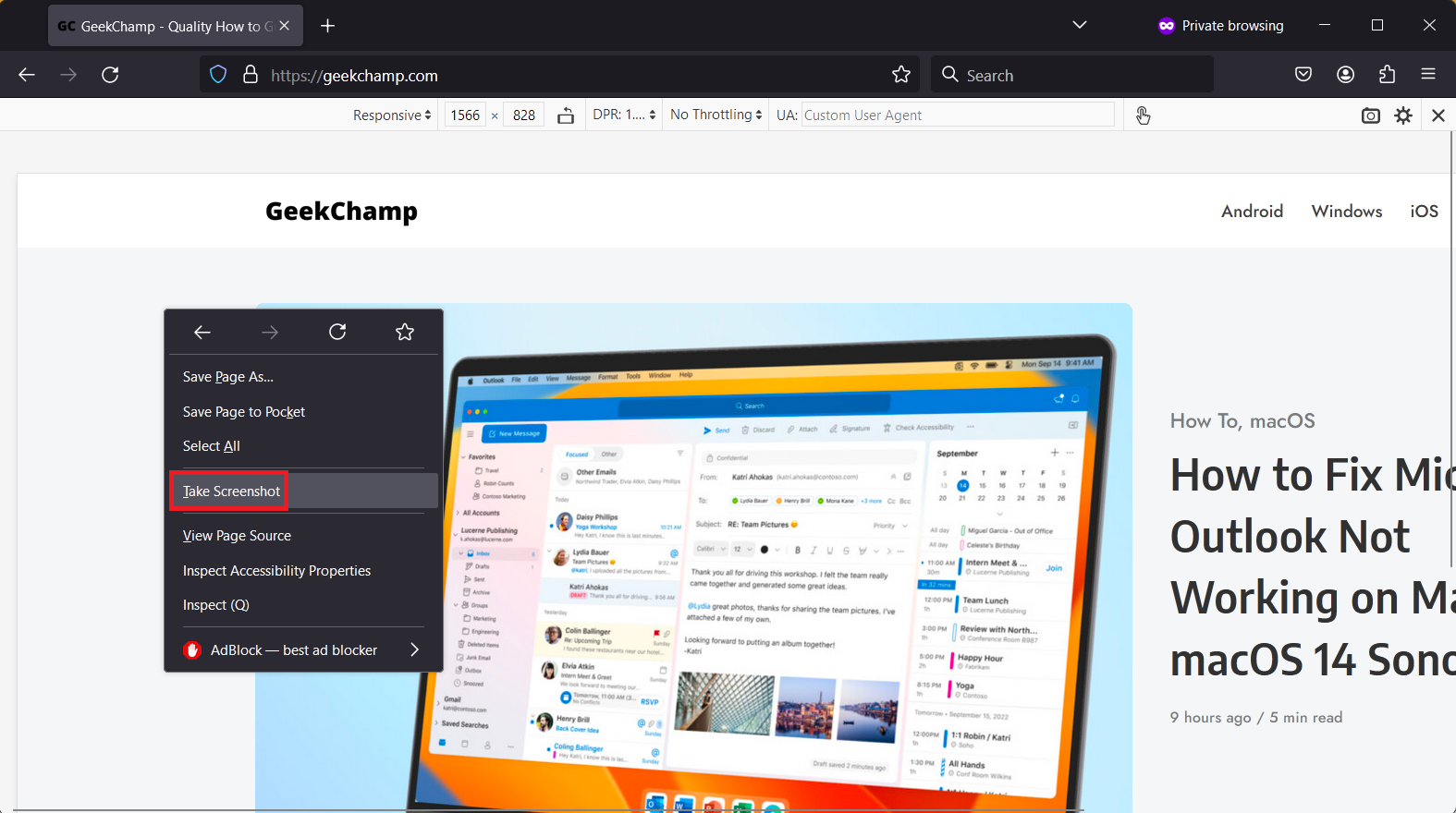 How to Take Scrolling Screenshots in Windows 11 - GeekChamp