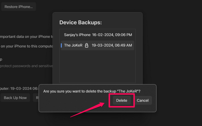 How to Backup Your iPhone Using the Apple Devices App on Windows 11 ...