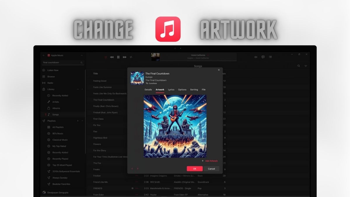 How to Change Artwork (Cover Image) of Songs and Playlists in the Apple ...