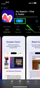 How to Install and Use the Arc Search Browser on iPhone - GeekChamp