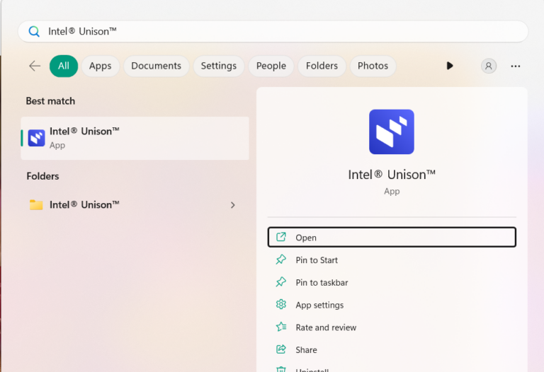 How to Fix Intel Unison Not Working in Windows 11 - GeekChamp