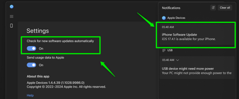 How to Update Your iPhone Using the Apple Devices App on Windows 11 ...