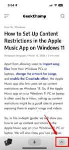How to Install and Use the Arc Search Browser on iPhone - GeekChamp