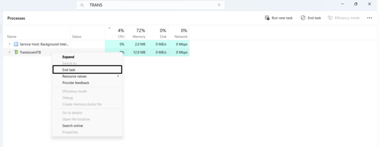 How to Fix TranslucentTB Not Working in Windows 11 - GeekChamp