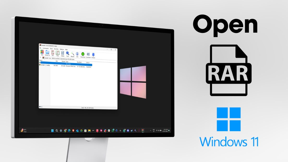 How to Open RAR Files on Windows 11 - GeekChamp