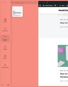 How to Install and Use Arc Browser on Mac - GeekChamp
