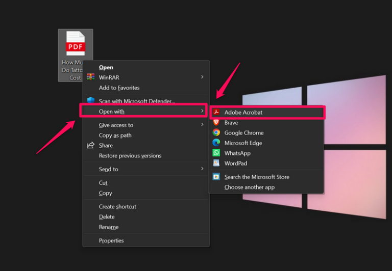 How to Open PDF File on Windows 11 - GeekChamp