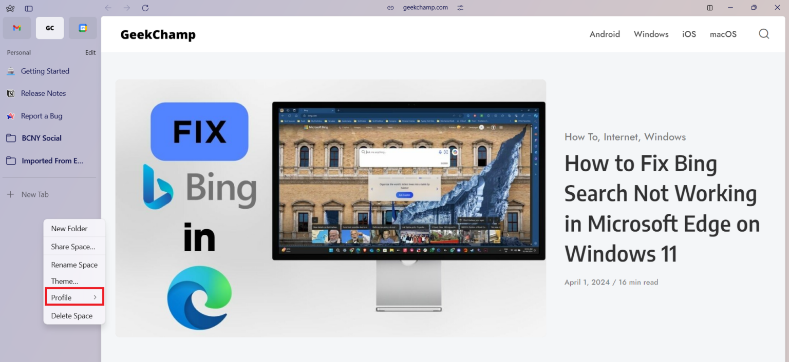 How to Install and Use Arc Browser on Windows 11 - GeekChamp