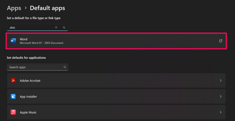 How to Open Doc Files on Windows 11 - GeekChamp