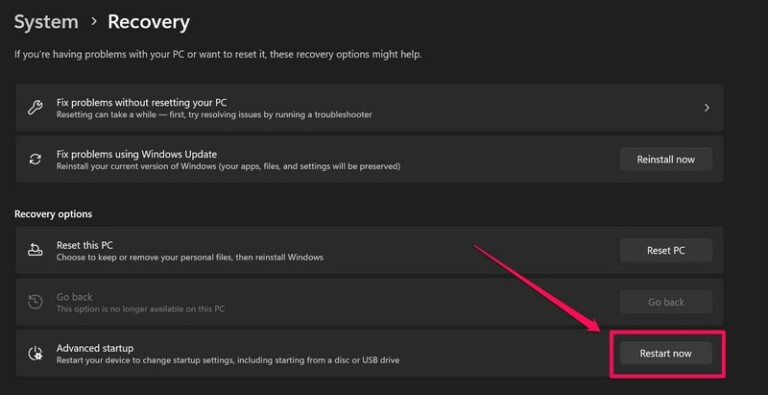 How to Fix Go Back to Windows 10 Button Not Working on Windows 11 ...