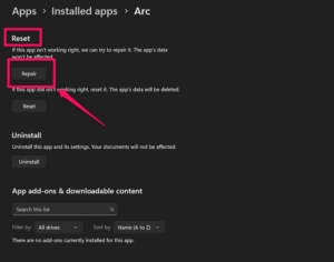 How to Fix Arc Browser Not Working on Windows 11 - GeekChamp