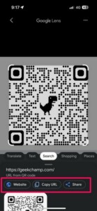How to Scan QR Code from an Image/Picture - GeekChamp