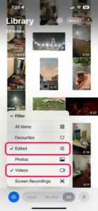 How to Use Sorting and Filtering in Photos App on iPhone in iOS 18 ...