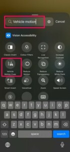 How to Enable and Use Vehicle Motion Cues on iPhone in iOS 18 - GeekChamp